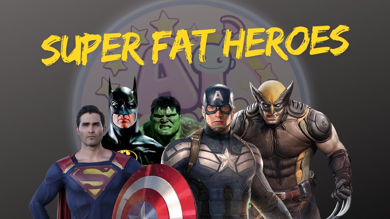 Super Fat Heroes | AI Magic Creations #dc #marvel #superheroes #comics ...
