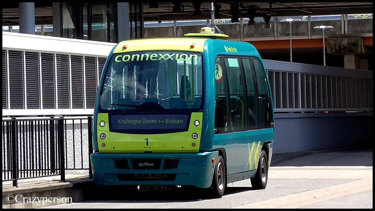 Zelfrijdende bus ParkShuttle komt aan op Kralingse Zoom! (People Mover ...