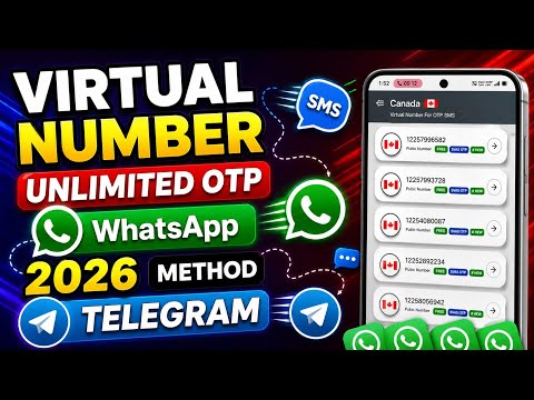 Free virtual Whatsapp number |fake whatsapp kaise banta hai 2026| how to create usa virtual whatsapp