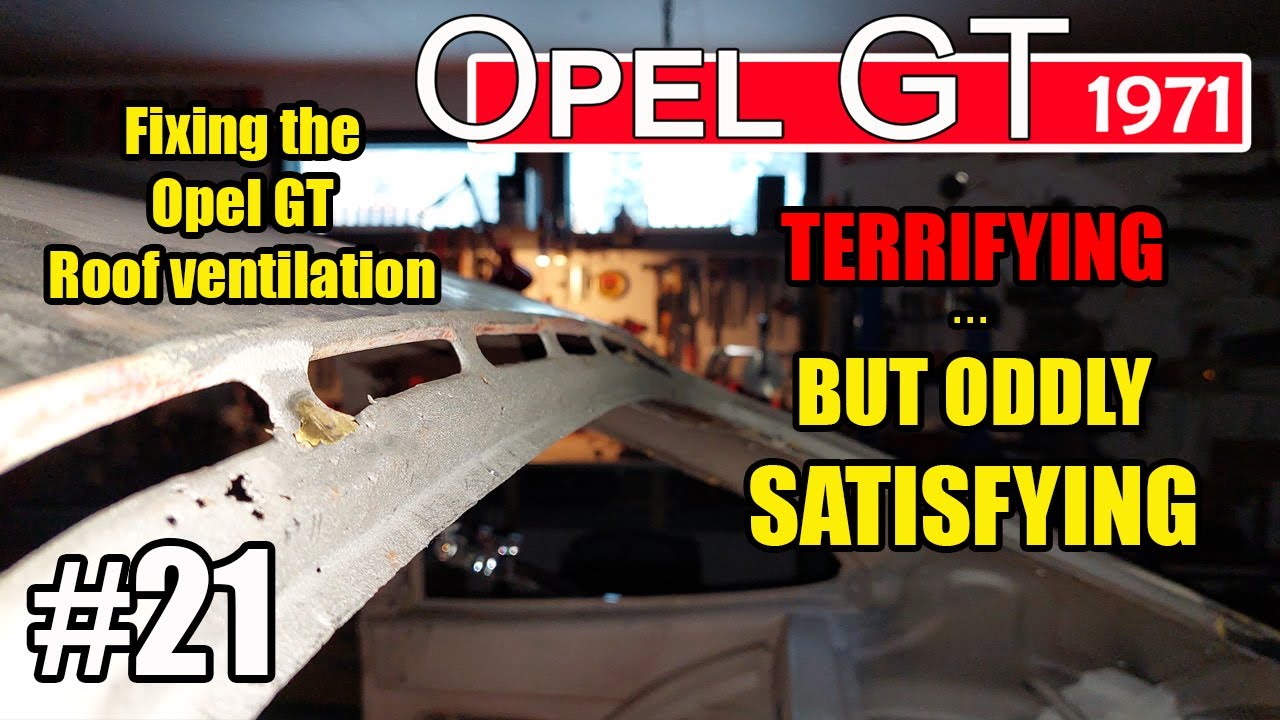 Project Opel GT 1971 #21 : The Roof vents - yet another rust trap ...