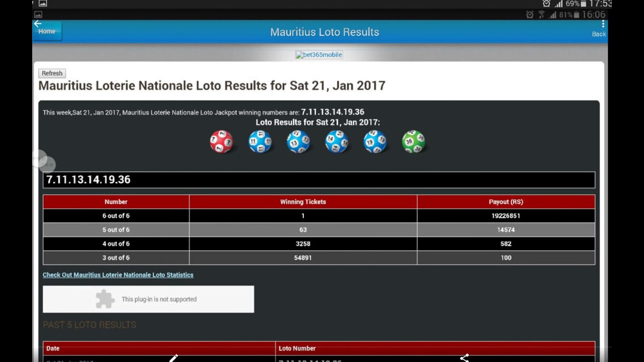 KEY COMBINATIONS TO WIN MAURITIUS LOTTO ON SATURDAY 28.01.17 M20174 ...
