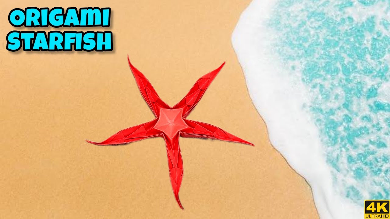 Origami Starfish | Origami tutorial | Paper craft - YouTube