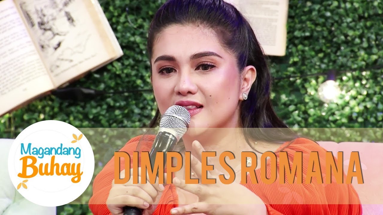 Dimples holds back her tears as she gives a message for her husband ...