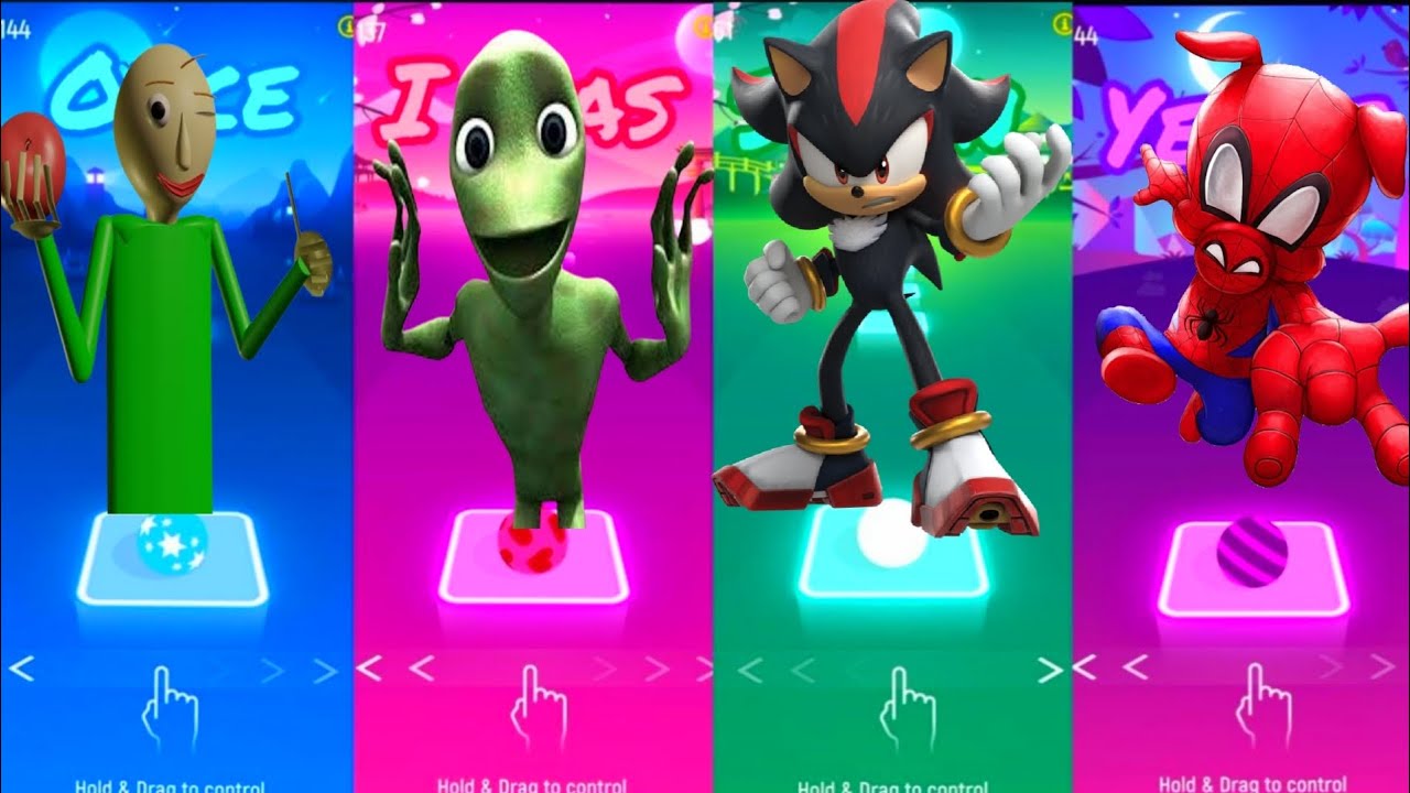 Baldi_s_Basics🆚aliens dance 🆚Sonic_Prime🆚Spider-Ham💗Who is best? - YouTube