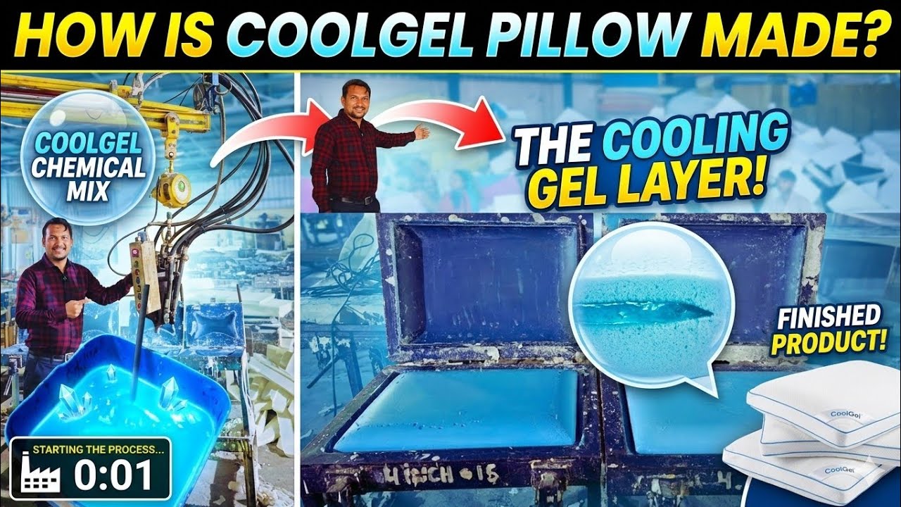 Memory Foam Pillow Manufacturer in India! How Cool Gel Memory Foam ...