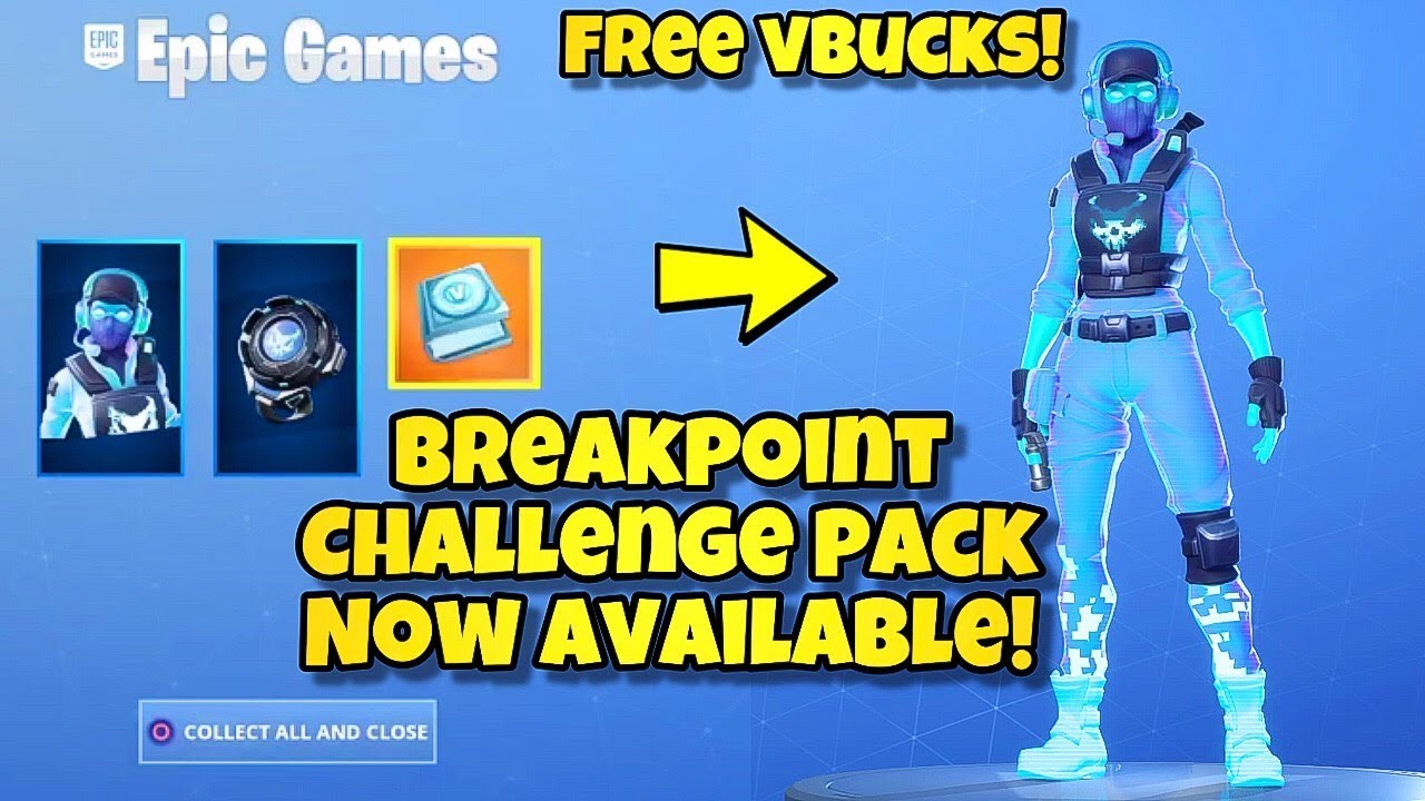 *NEW* BREAKPOINT CHALLENGE PACK AVAILABLE NOW! Fortnite BR (SIGNAL ...