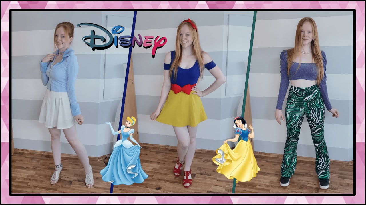 How modern DISNEY PRINCESS would look like | Lookbook - YouTube