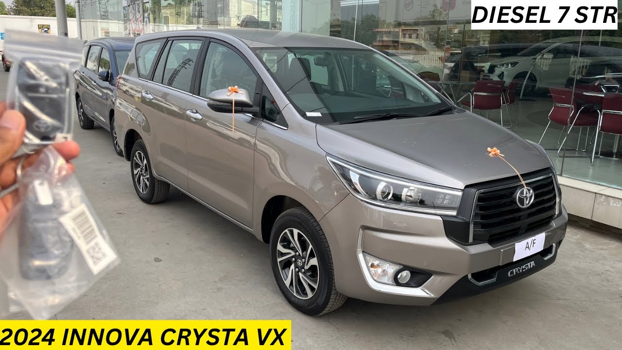 Updated 2024 Toyota Innova Crysta VX 7 Str Review | 2024 Innova Crysta ...