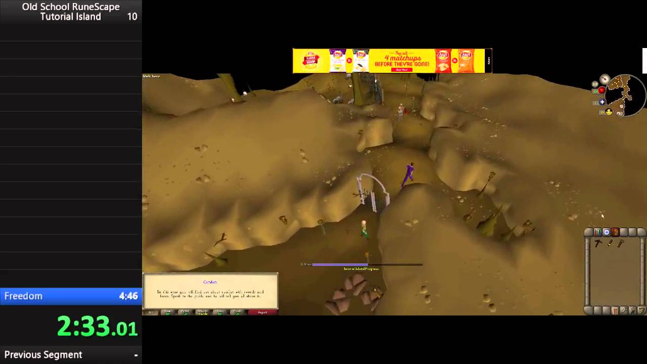 Old School Runescape Tutorial Island Speedrun in 4:36 - YouTube