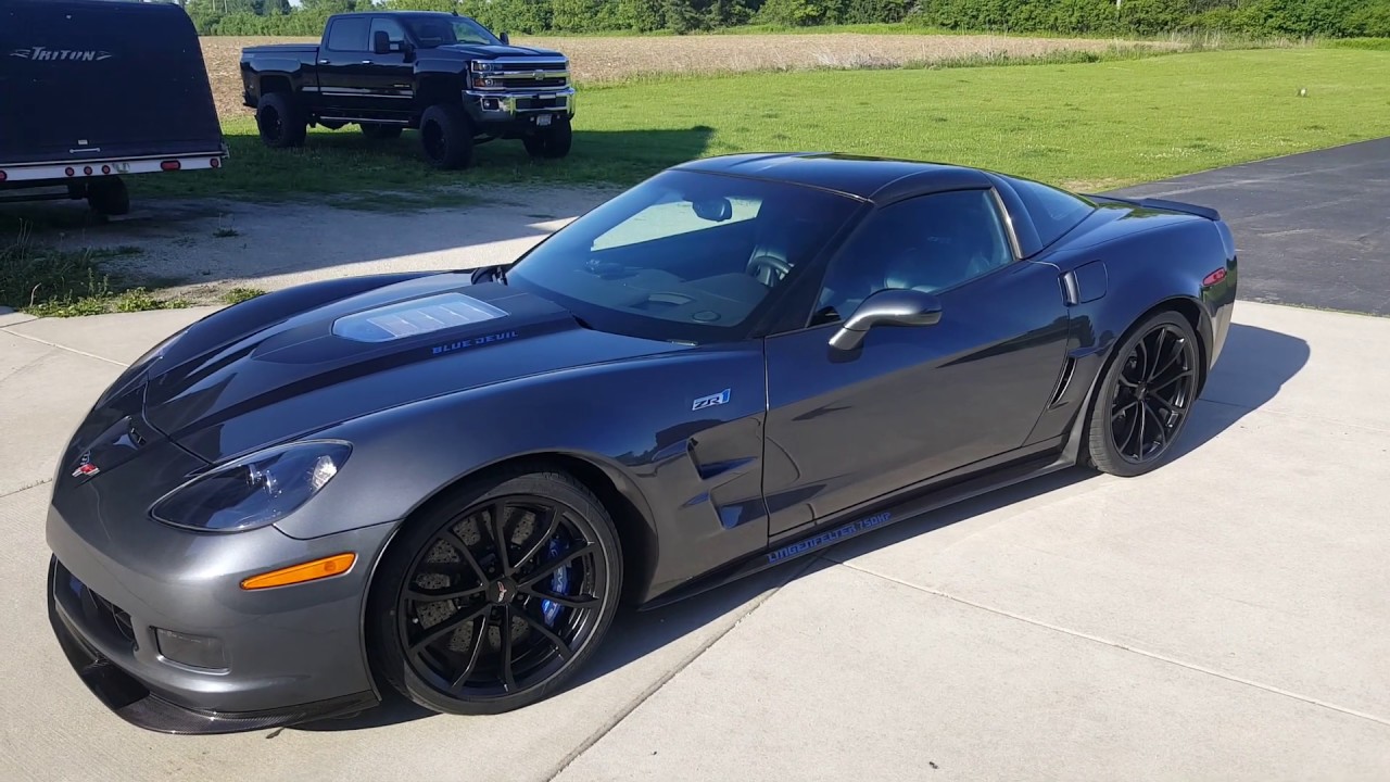 2013 Corvette ZR1 3ZR Cyber Grey Lingenfelter 750 1 of 31 this color ...