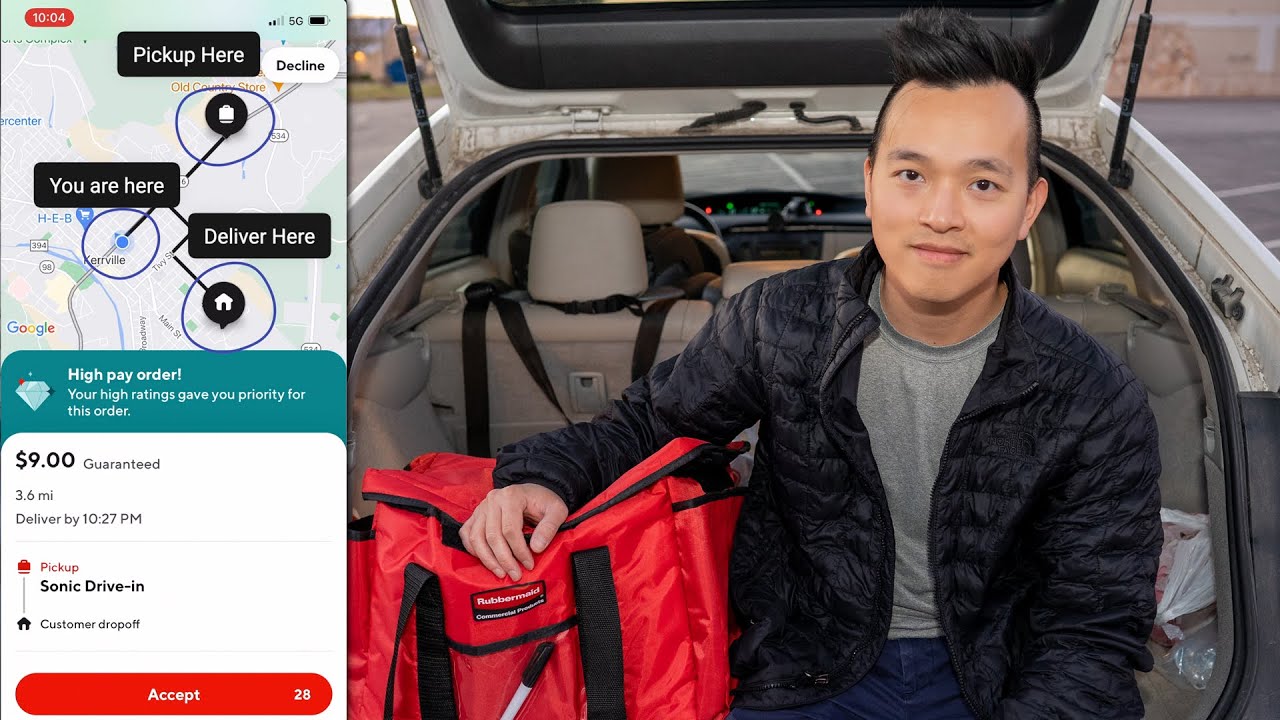 How Much Money Can Door Dash Drivers Make | Working Part Time in a ...