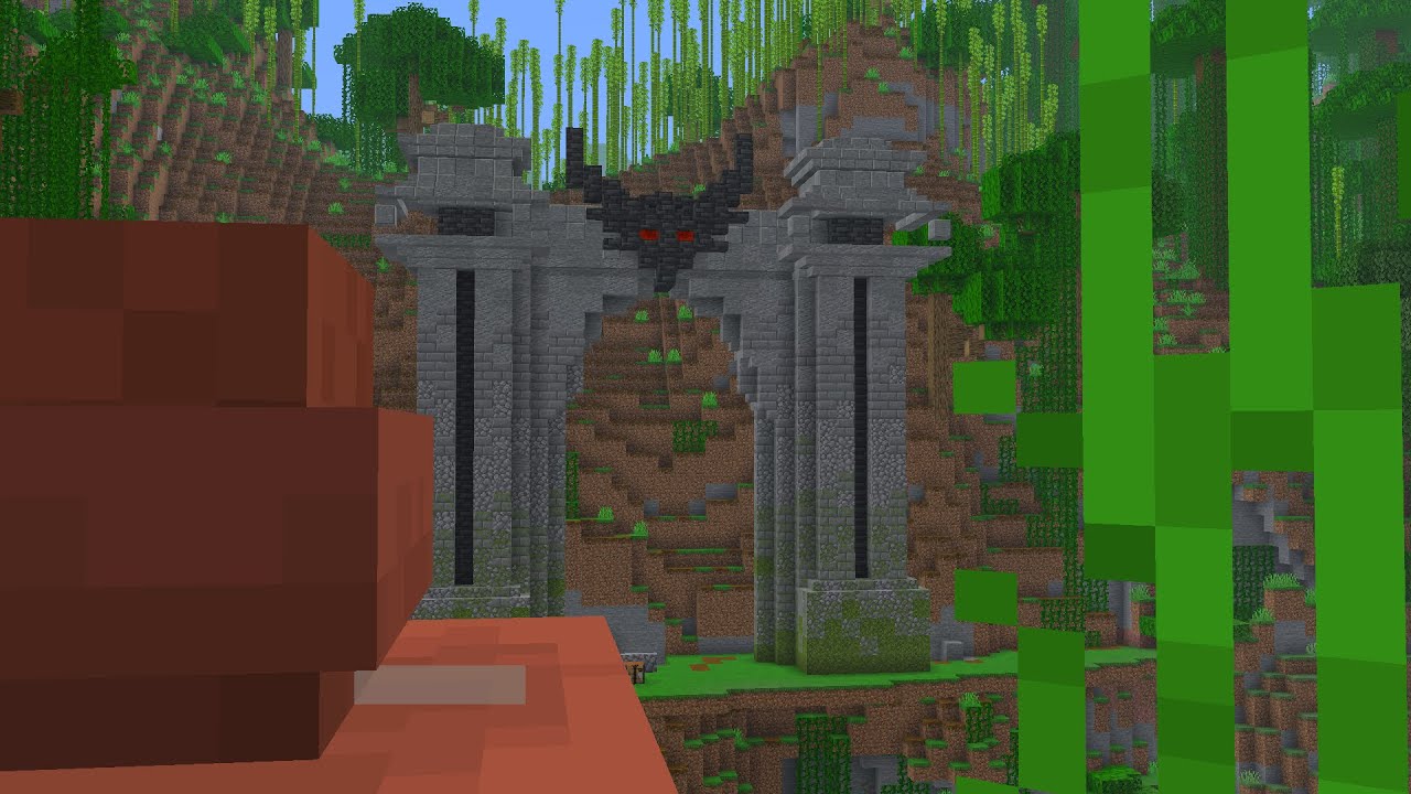 Building a Dungeon Gate! | Let's Play Minecraft - Ep2 - YouTube