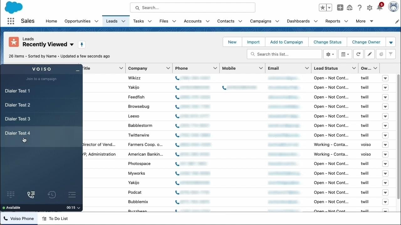 Part 6: How to Run Dialer Campaigns in Salesforce Using Voiso - YouTube
