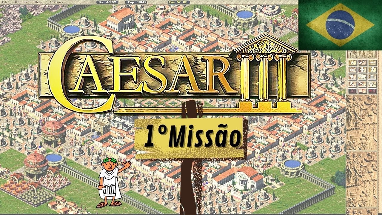 Caesar 3 gameplay em pt br – Introdução e Missão 1 - YouTube