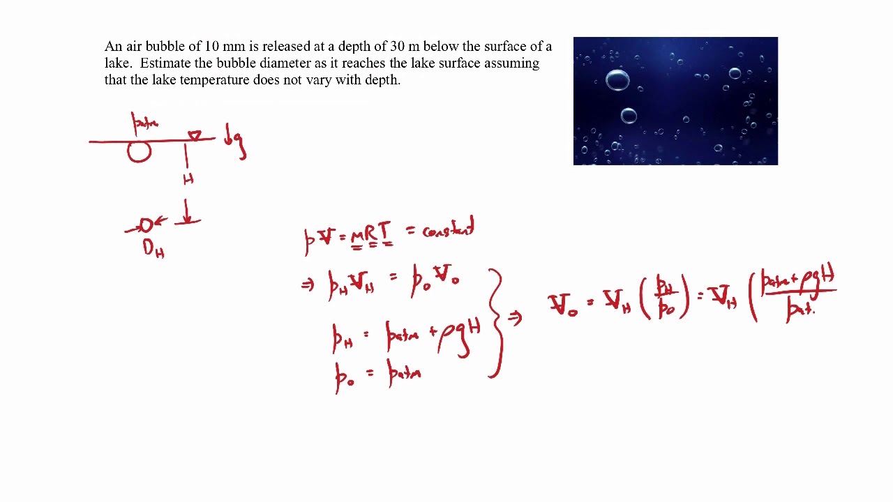 Hydrostatic pressure distribution example - YouTube