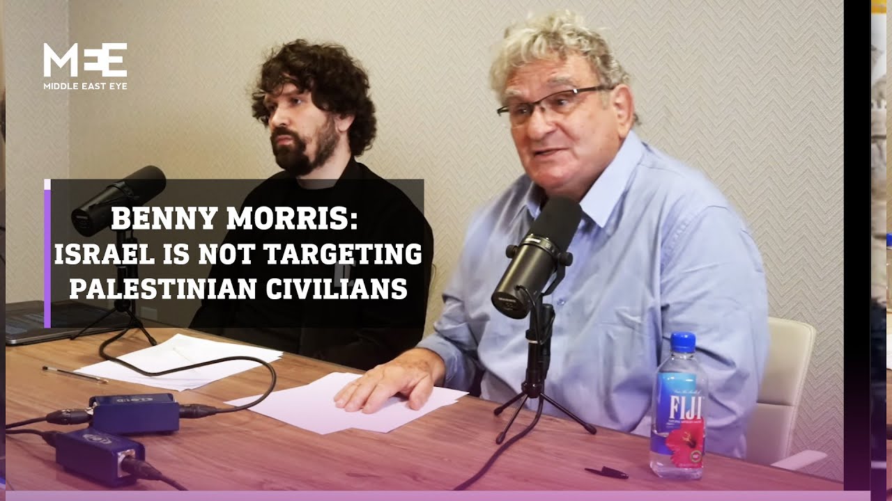 Benny Morris claims Israel is not targeting Palestinian civilians - YouTube