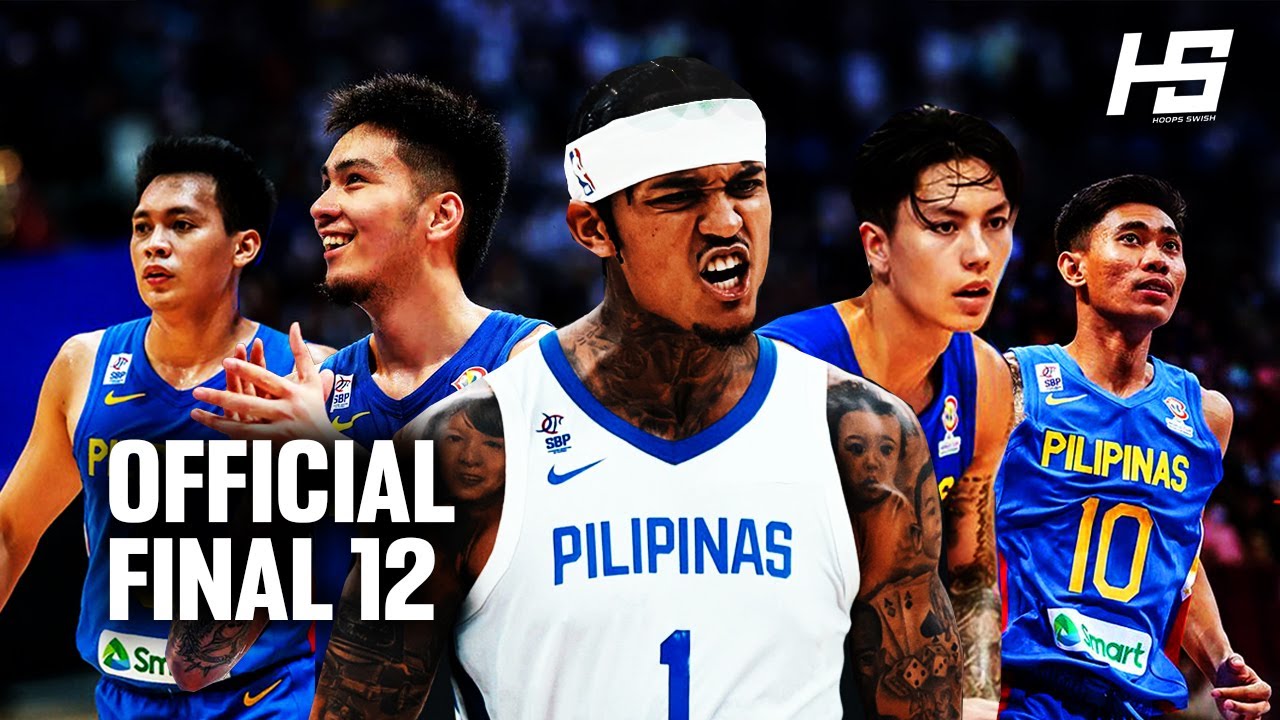 OFFICIAL GILAS FINAL 12 REVEALED! PASOK sina Rhenz Abando at Kiefer ...