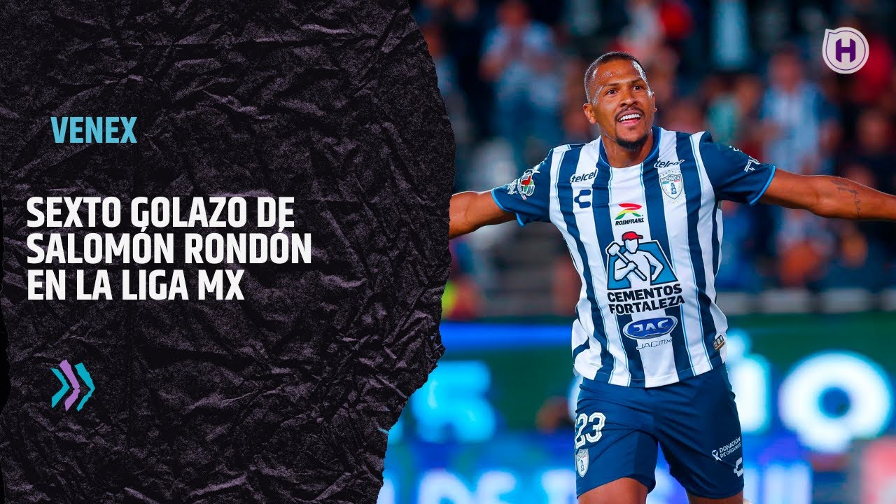 El sexto gol de Salomón Rondón en la Liga MX - Pachuca vs. Juárez - YouTube