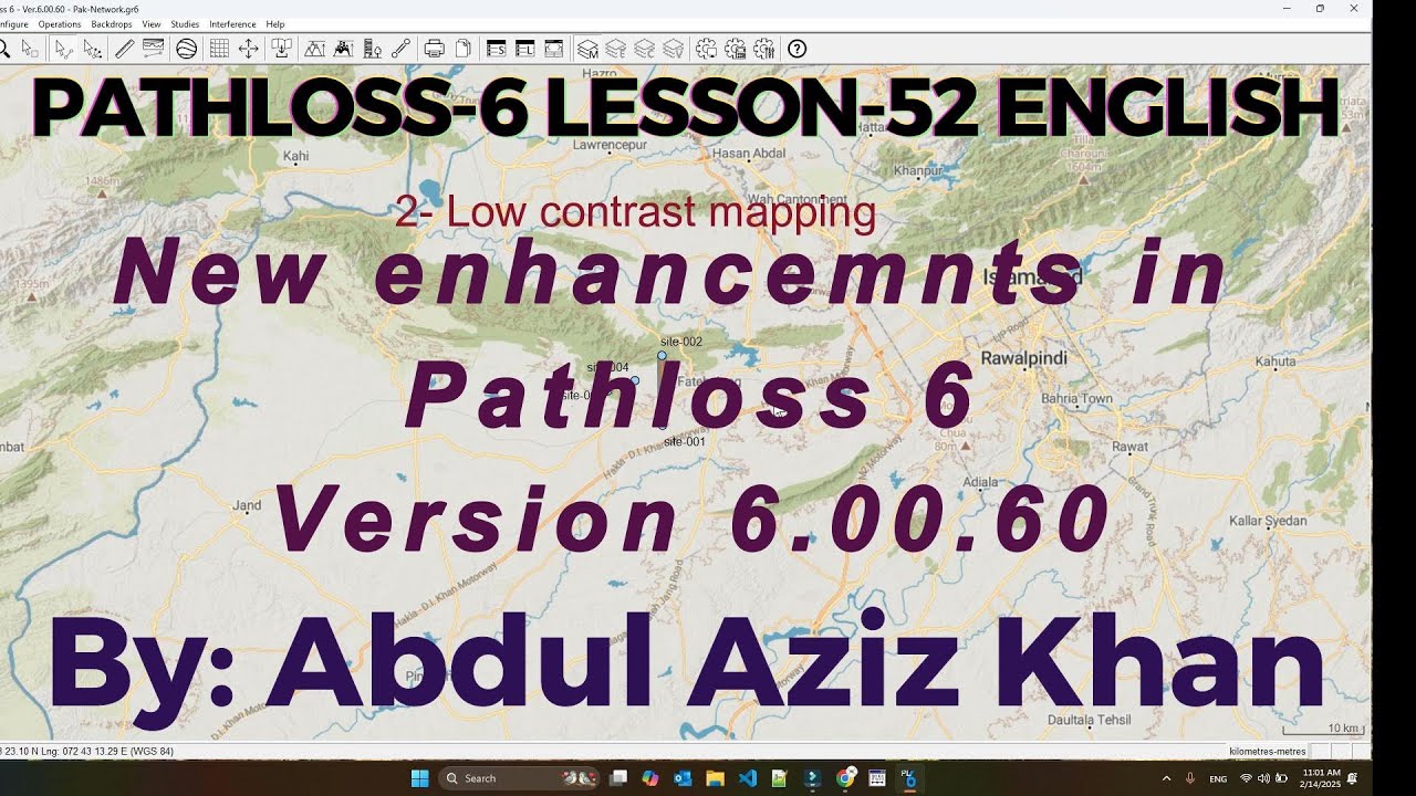 Lesson-52 New enhancemnts in Pathloss 6 - Version 6.00.60 English - YouTube