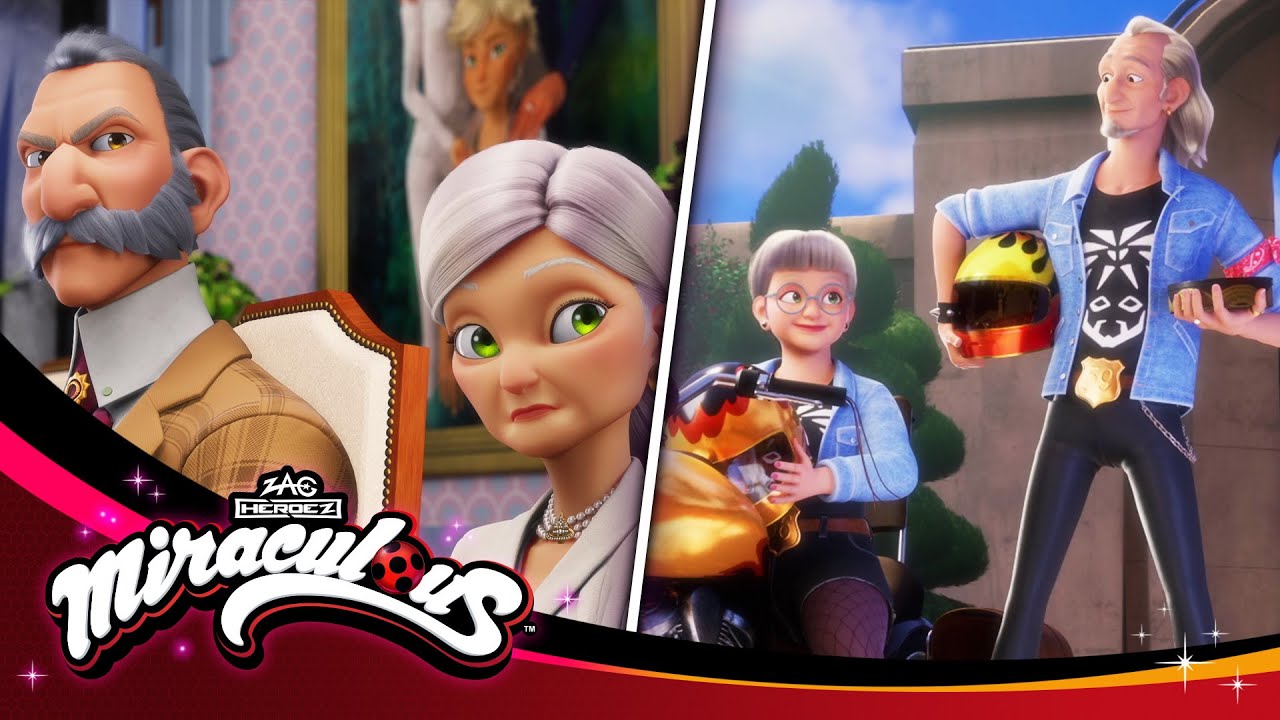 MIRACULOUS | 🐞 WEREPAPAS - Adrien's Grandparents 🐾 | SEASON 6 | Tales ...