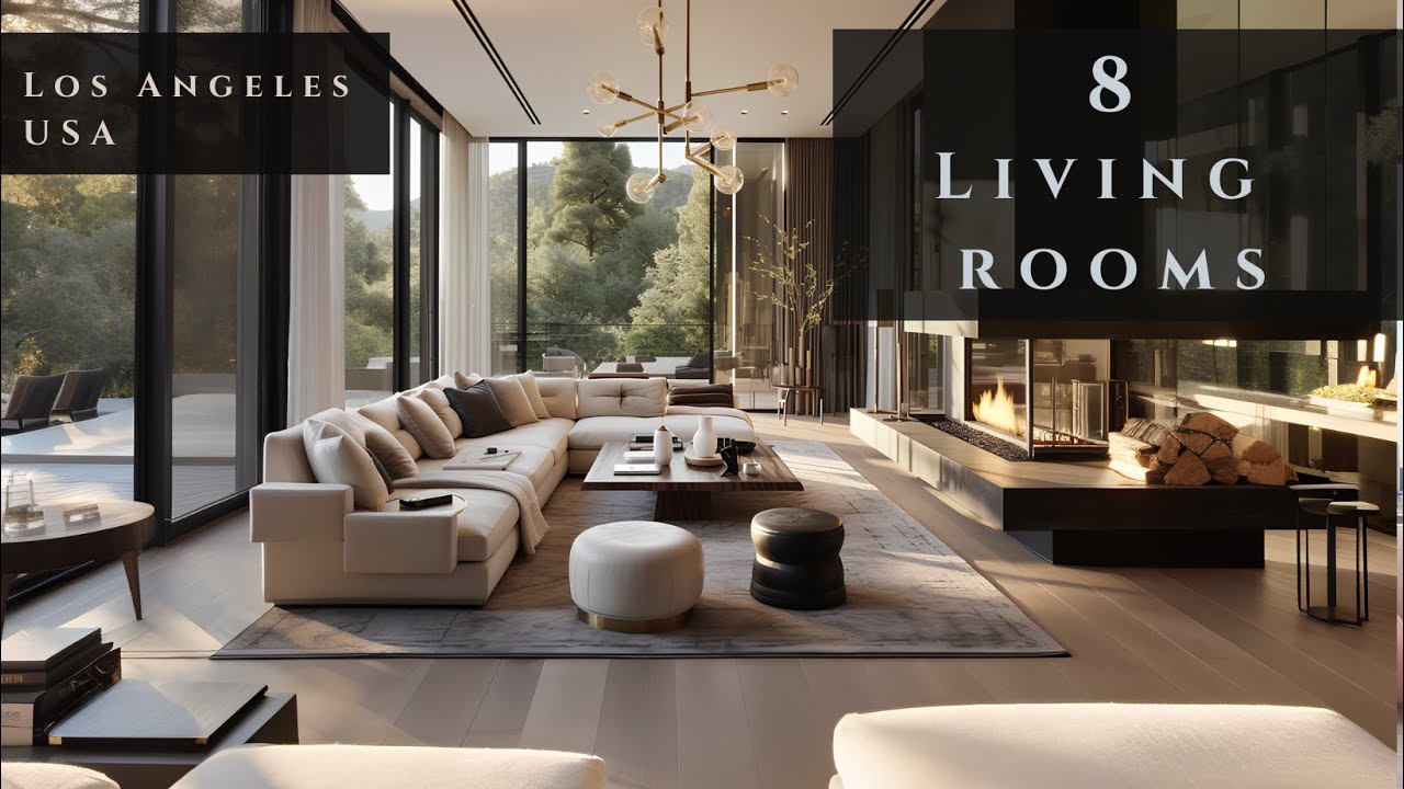 8 Contemporary American Living Room Interior Designs in Los Angeles ...