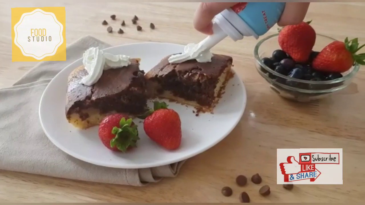 STUDIO FOOD 33 - DOUBLE COLOR CAKE - YouTube