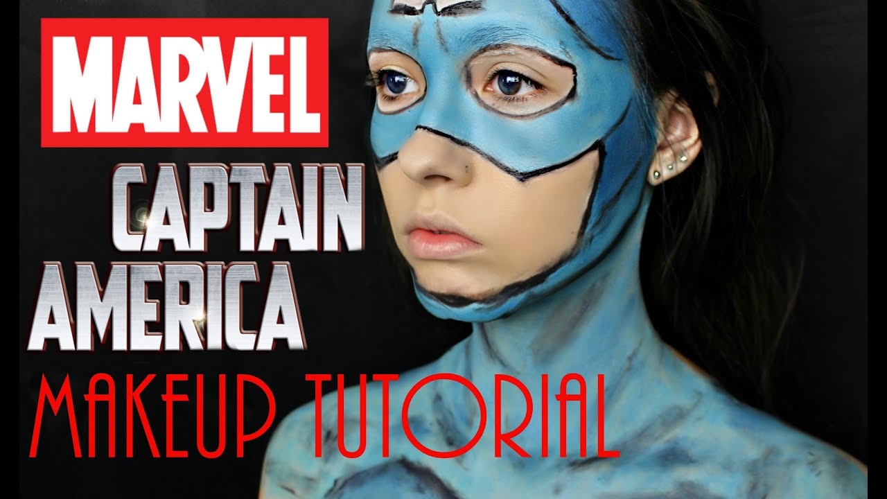 Marvel's Captain America Makeup Tutorial - YouTube