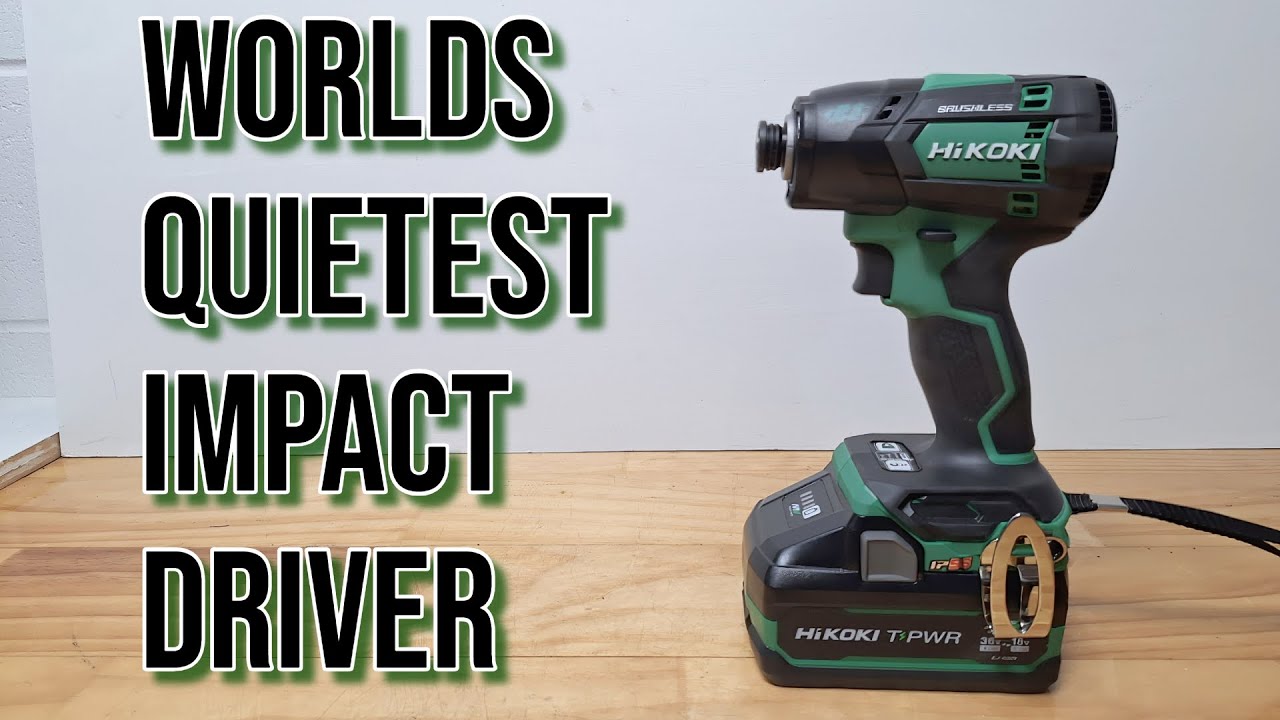 Hikoki Hydraulic Impact Driver. Is It The Quietest Impact On Earth ...
