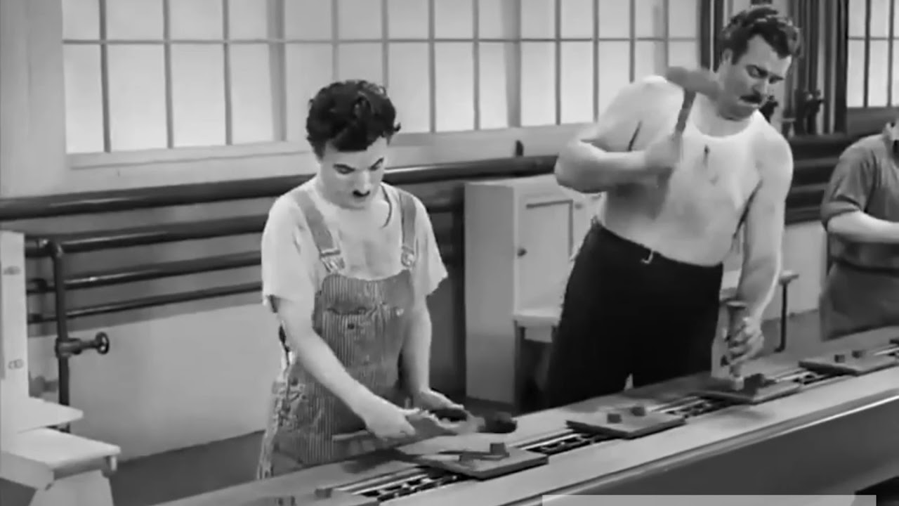 Charlie Chaplin | Funny Scene | Factory Working - YouTube