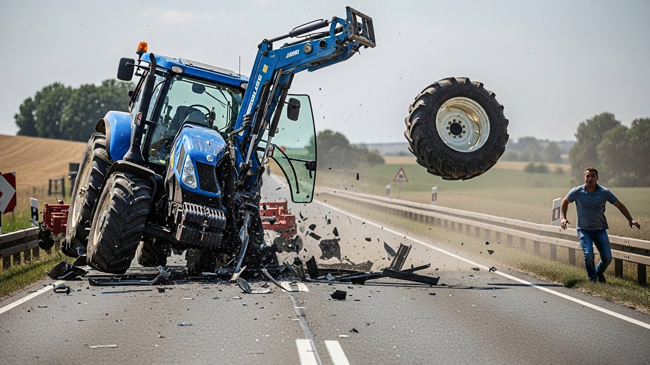 Unbelievable Tractor Fails Caught On Camera 2025 | Part 65 - YouTube