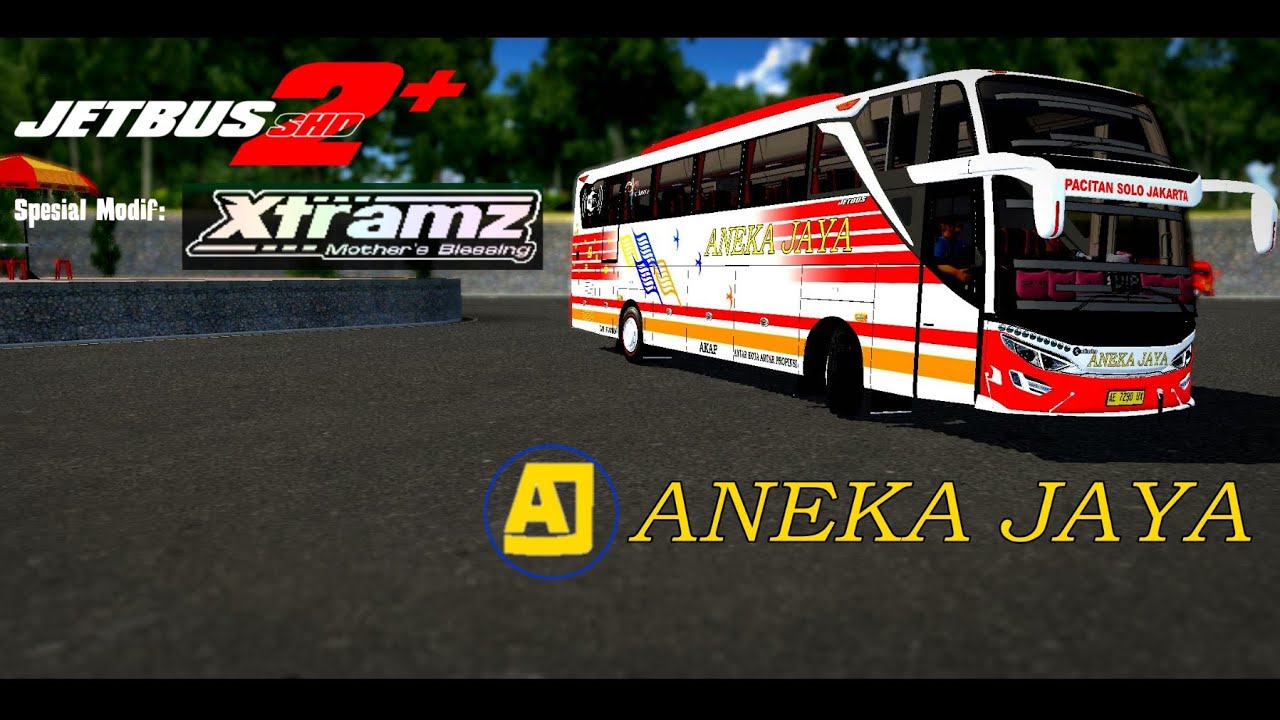 [Bus Simulator Indonesia] Mod BUSSID Terbaru. Jetbus SHD 2+ Modif MJ ...