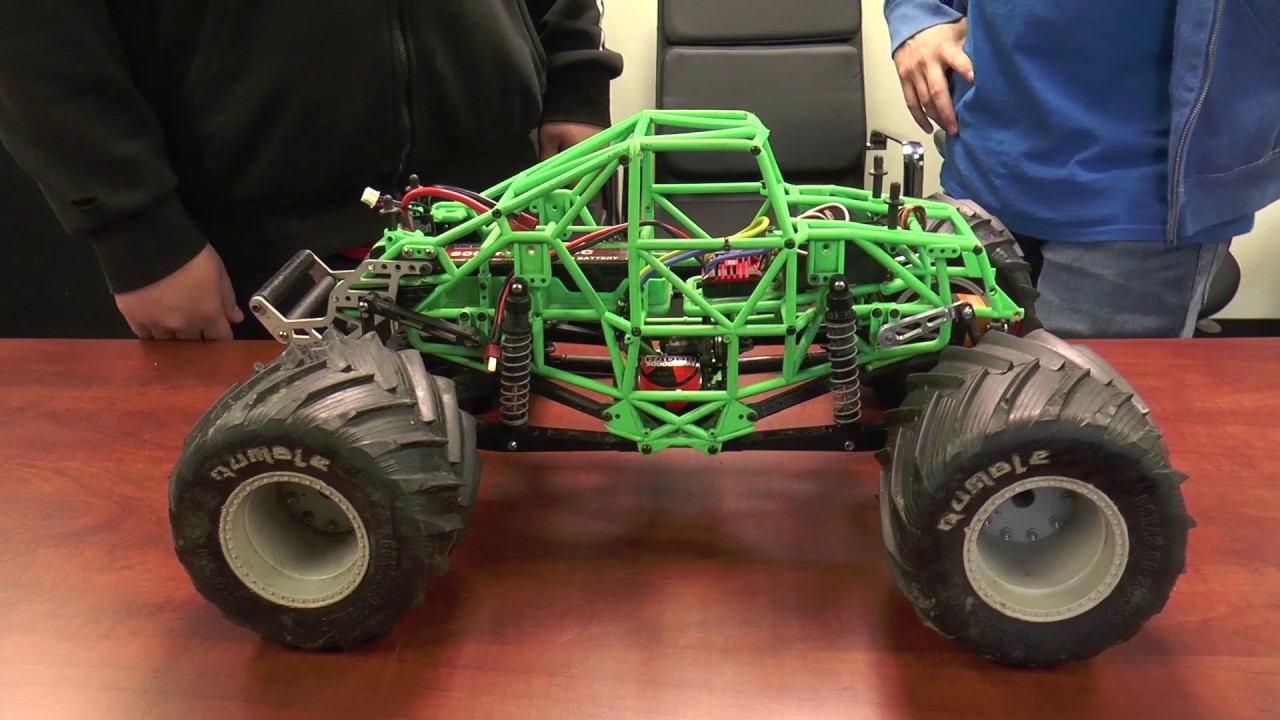 Smoky and Red Rocket Monster Truck Overviews - Trigger King Tech - YouTube