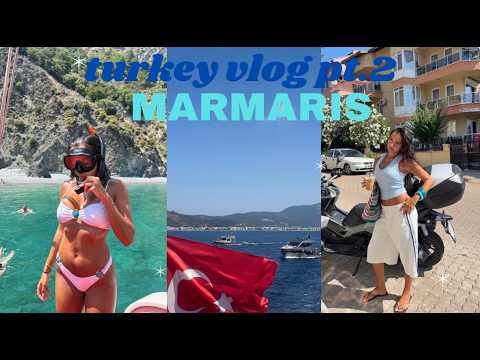 I MADE IT TO MARMARIS | boat trips & beach clubs | MIA KHAN