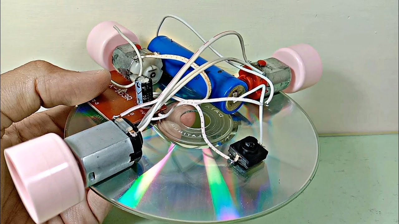 HOW TO MAKE A MOTORIZED TOY USING A TAMIYA DYNAMO AND USED DVD CASSETTE ...