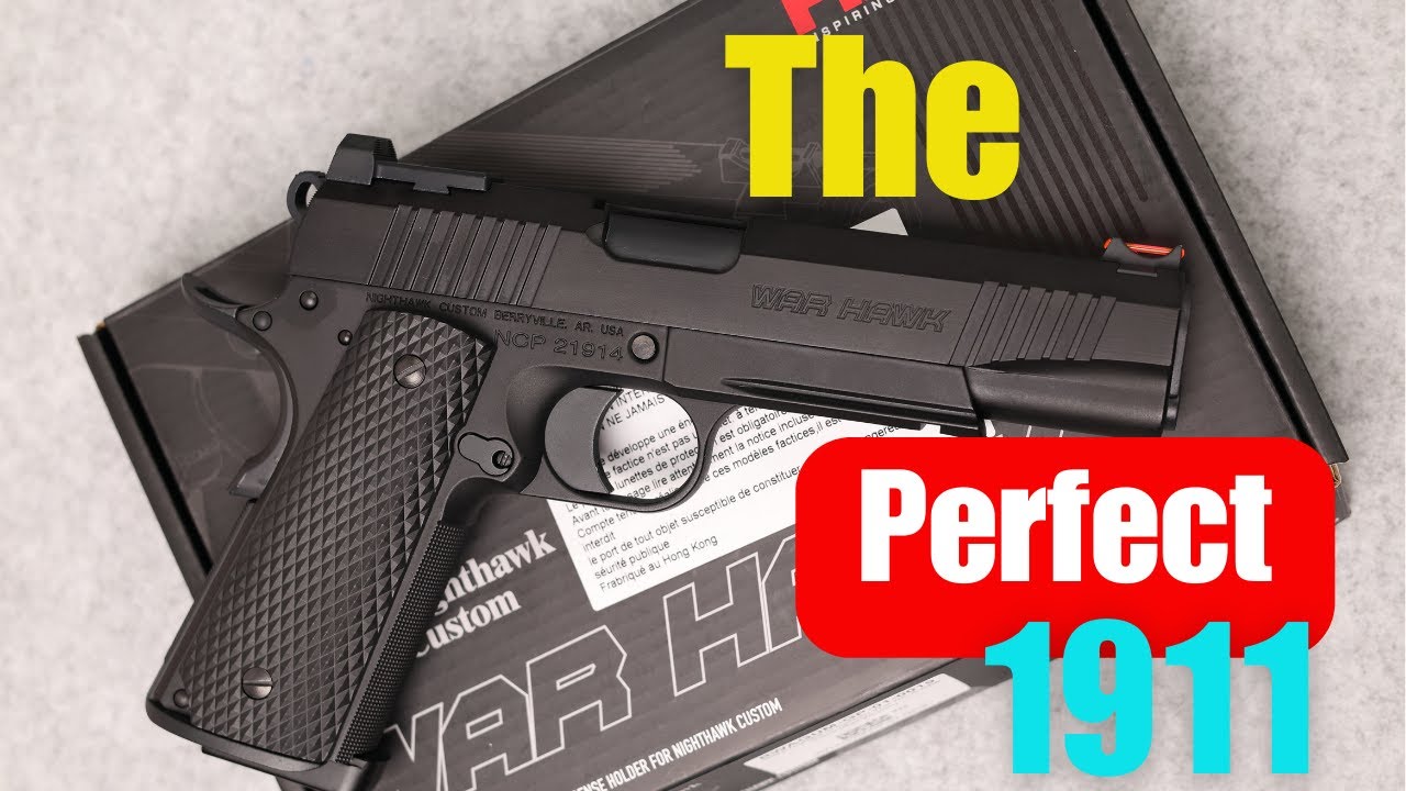 RWA War Hawk - First Look On that Mighty 1911 Nighthawk Airsoft Pistol ...
