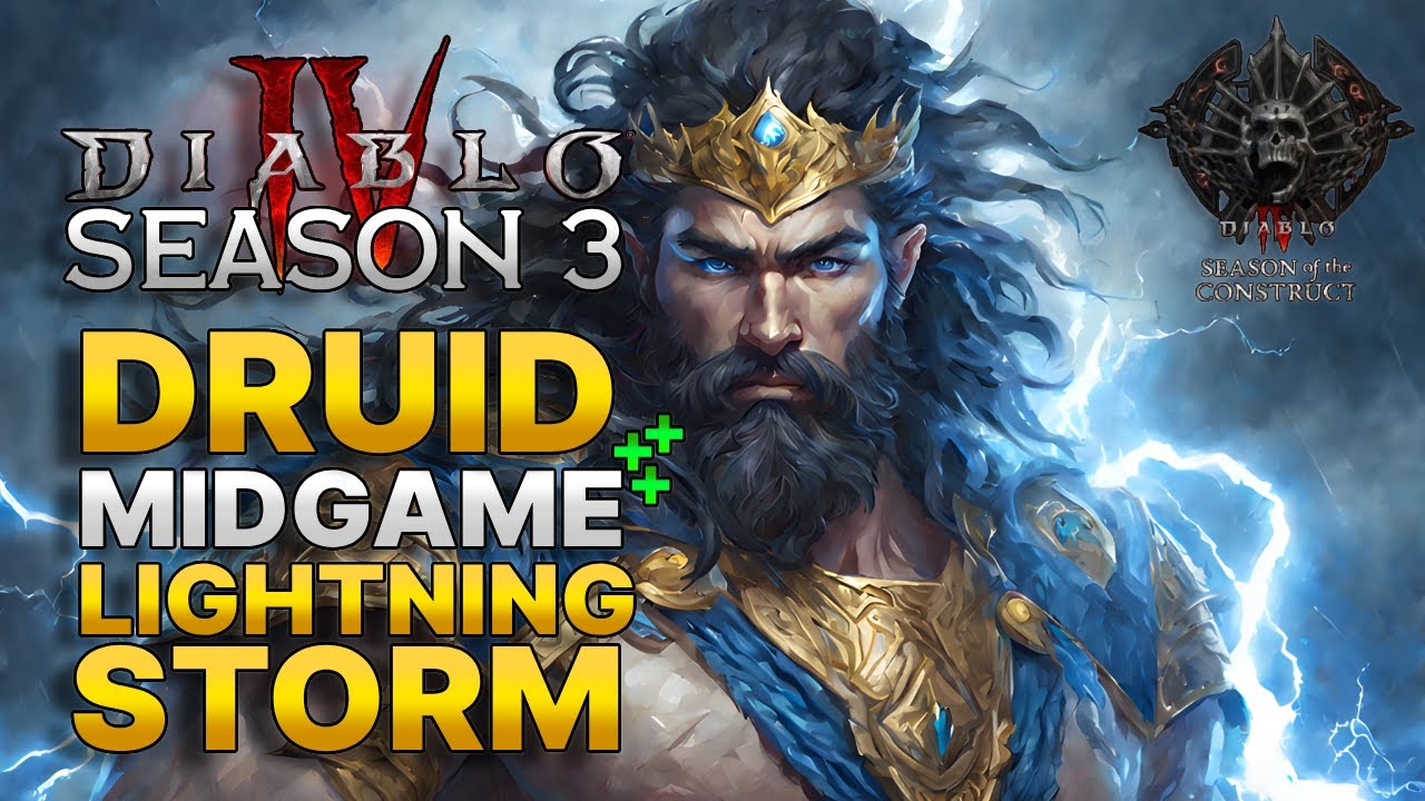 LIGHTNING STORM DRUID MIDGAME BUILD⚡ Diablo IV Season 3 - YouTube