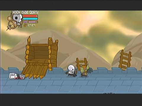 Castle Crashers skeleton walkthrough part 1 - YouTube