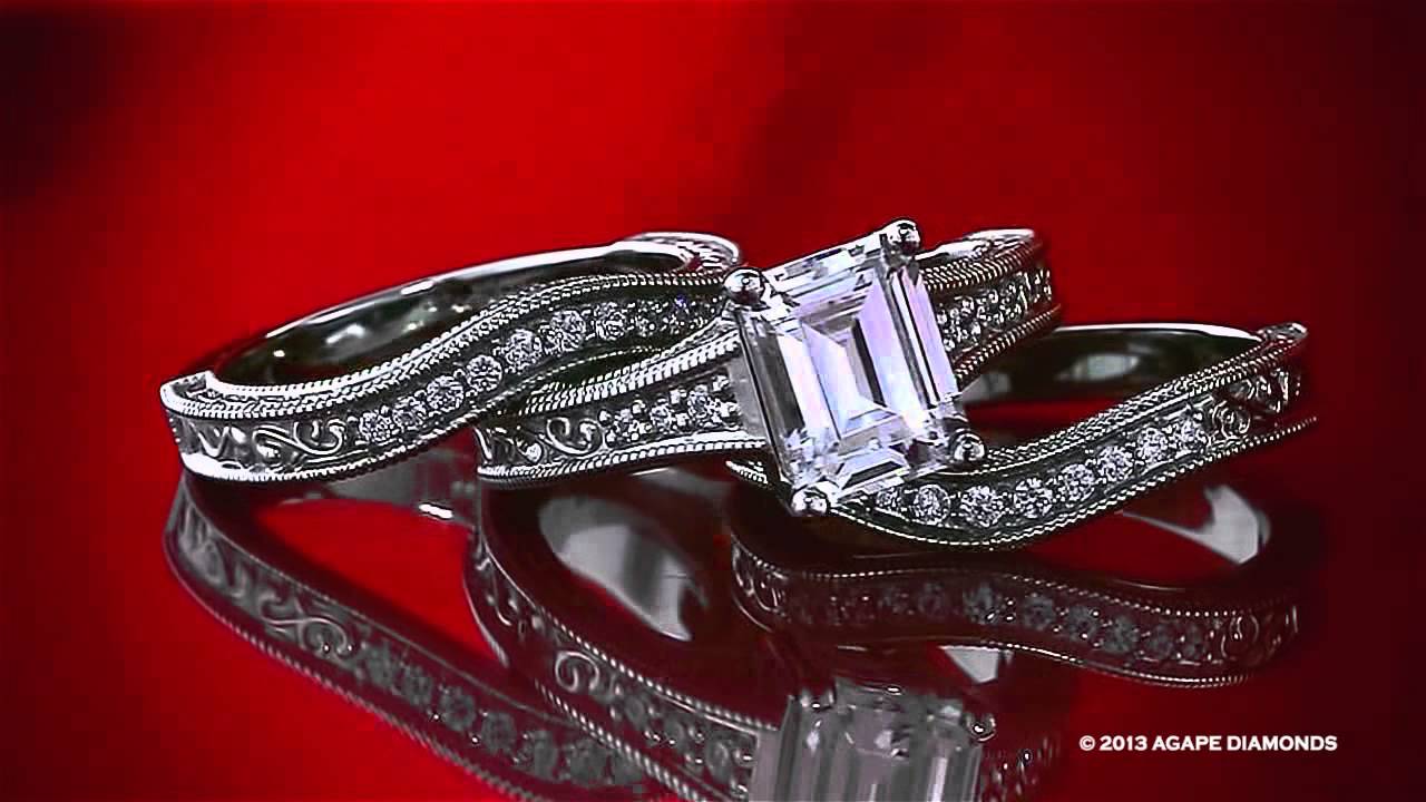 LAB CREATED DIAMONDS AGAPE JR2101 - YouTube