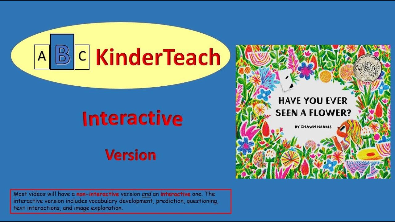 Have You Ever Seen a Flower? - Interactive Read Aloud - YouTube