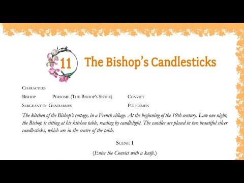 The Bishop's Candlesticks By Norman Mckinnel Explanation Class 8 Jasper ...