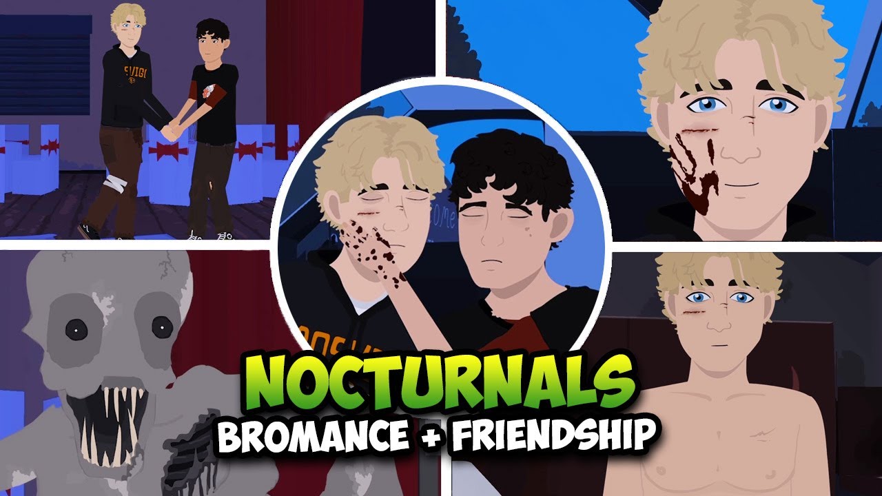 Nocturnals - Full Game + Goodbye Kiss Ending (Bromance Ending ...