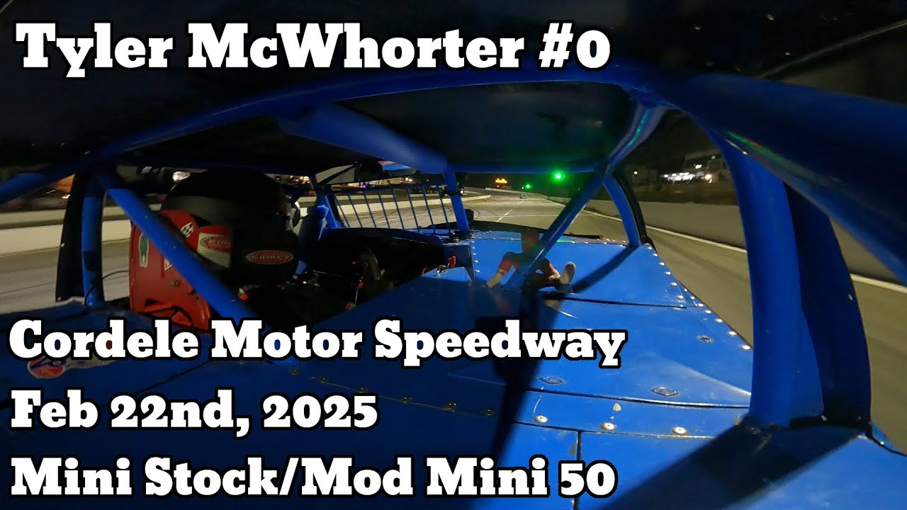 Car #0, Tyler McWhorter, Mini Stock Feature, Cordele Motor Speedway 02 ...