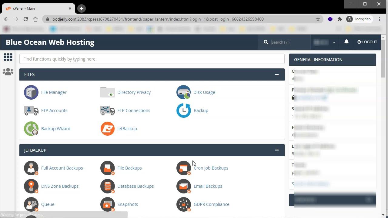 Logging Into cPanel - YouTube
