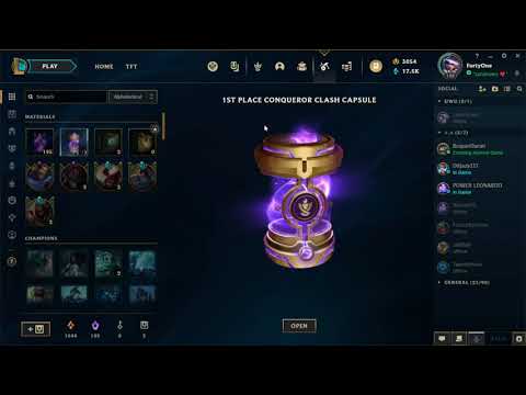 1ST PLACE CLASH CAPSULE WITH PREMIUM TICKET OPENING | League of Legends