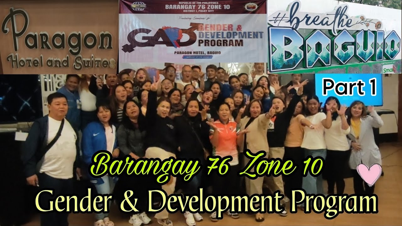 @BAGUIO CITY Gender & Development Program Barangay 76 Zone 10 Pasay ...
