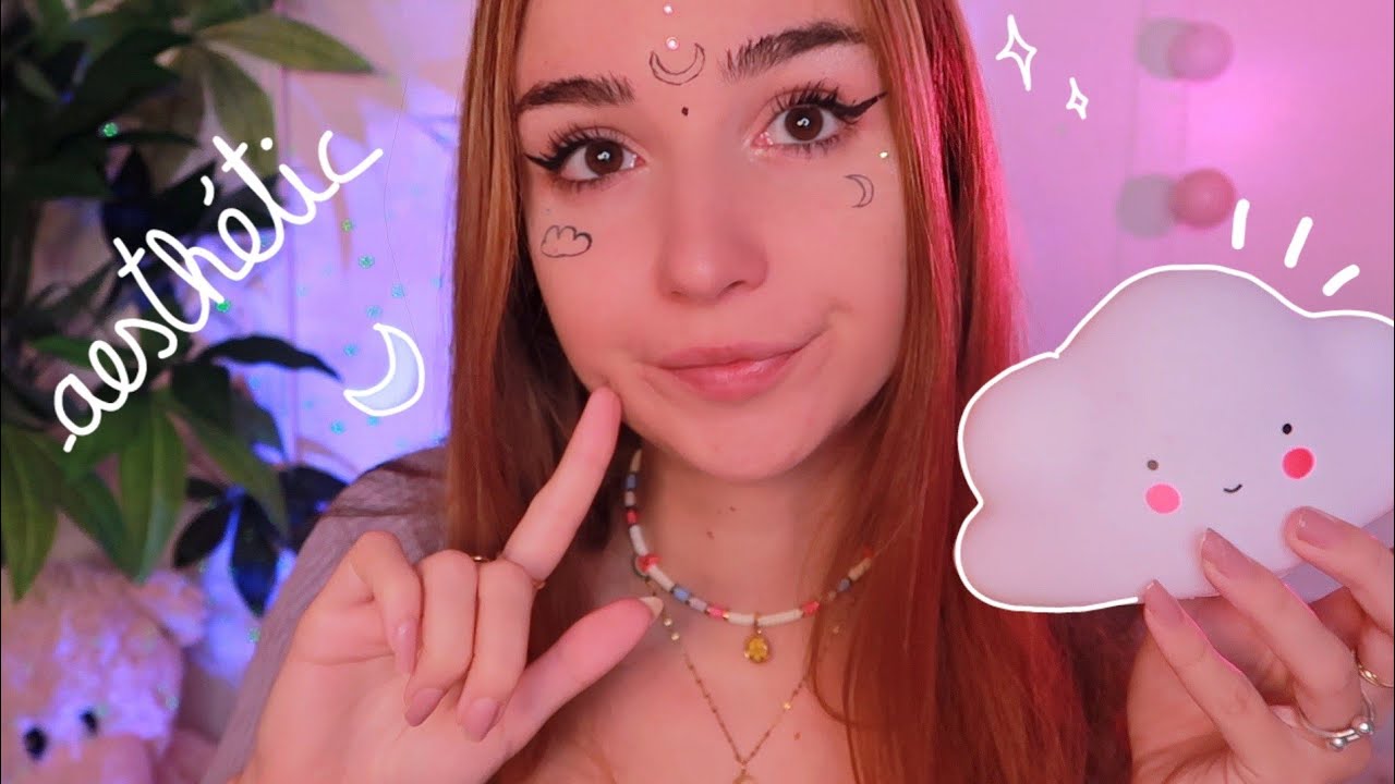 ASMR aesthetic pour dormir ☁️🌙 jolies visuels + chuchotements - YouTube
