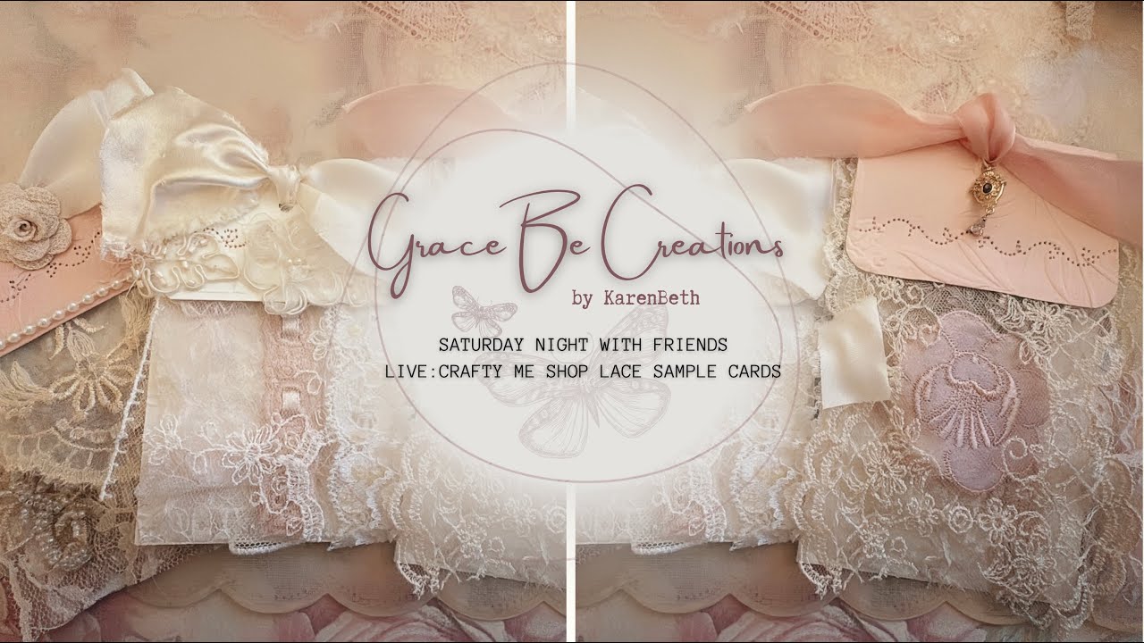 SATURDAY NIGHT WITH FRIENDS LIVE - LACE SAMPLE TAG CARD USING CRAFTY ME ...