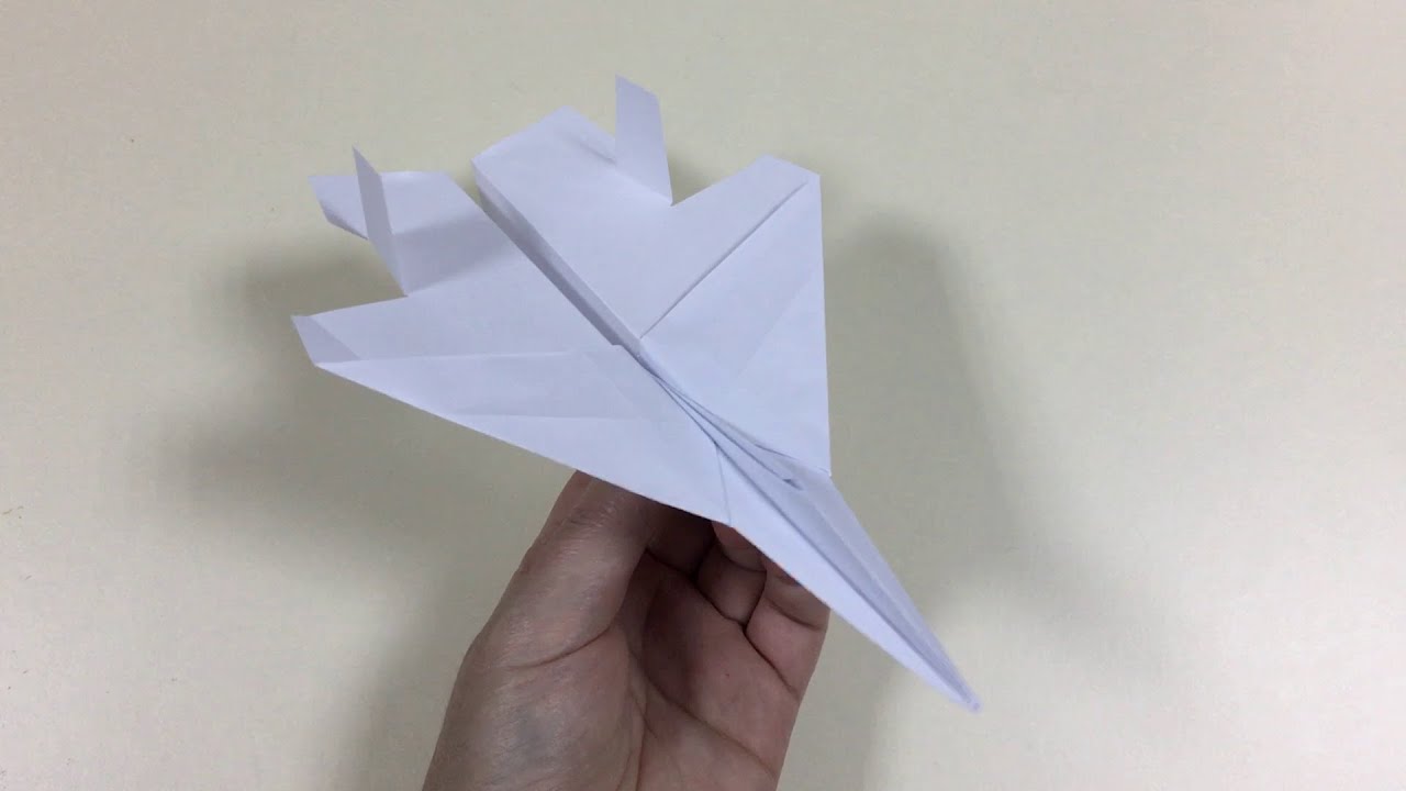f15 Eagle - Papierflieger selbst basteln - Papierflugzeug falten ...