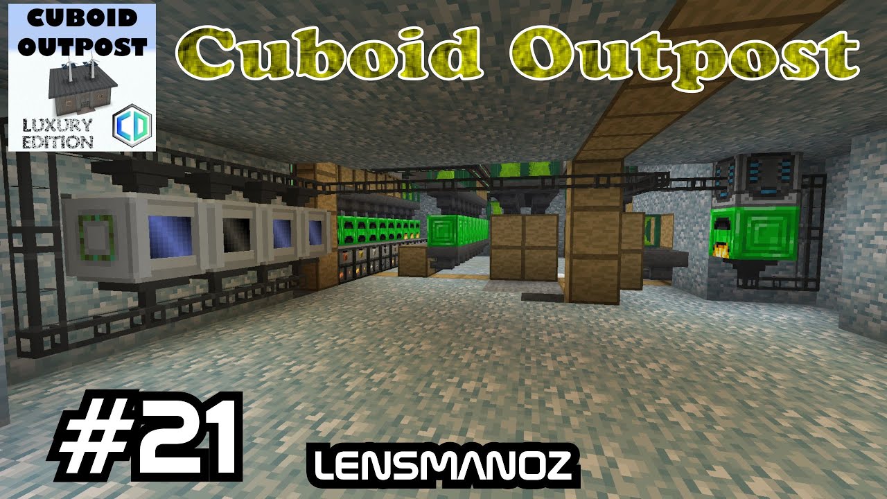 Minecraft Cuboid Outpost - Ep 21 | Basic Autocrafting - YouTube