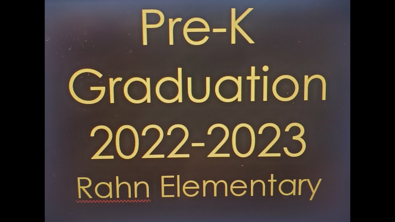 AM Pre K Graduation 2022-2023 - YouTube